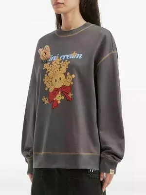 MINI CREAM Appliqué Graphic Sweatshirt