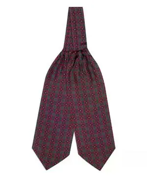 ASCOT Patterned Cravat - Red