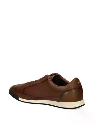 BOSS Leather Sneakers - Brown