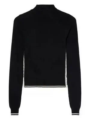 Off-White Logo-band Turtleneck Sweater