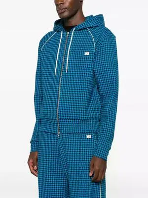 WALES BONNER Patterned Zip-up Hoodie