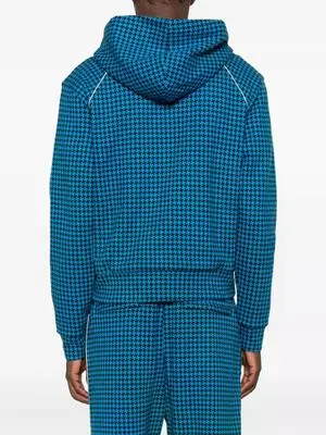 WALES BONNER Patterned Zip-up Hoodie