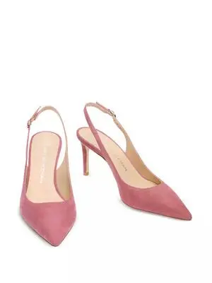 STUART WEITZMAN 75 Mm Power Pointed Sling-back Pumps