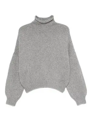 Grey Roll Neck Jumper