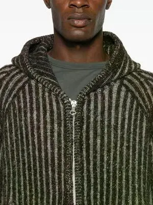 Our Legacy Striped Hooded Cardigan