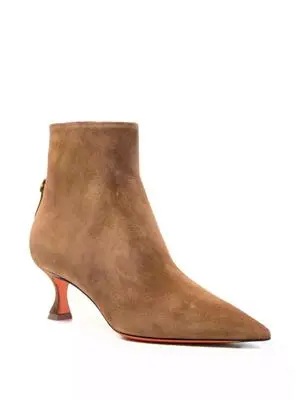 Santoni 55mm Suede Boots
