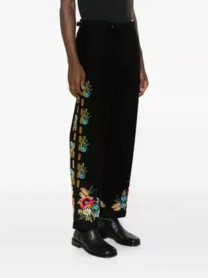 BODE Floral Embellished Trousers