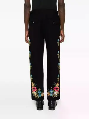 BODE Floral Embellished Trousers