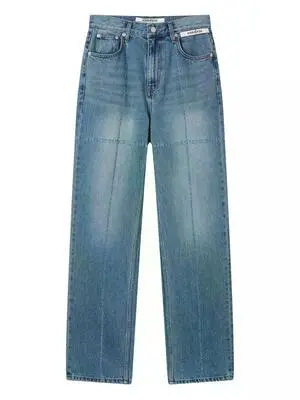 KIMHEKIM Paneled Straight Leg Jeans