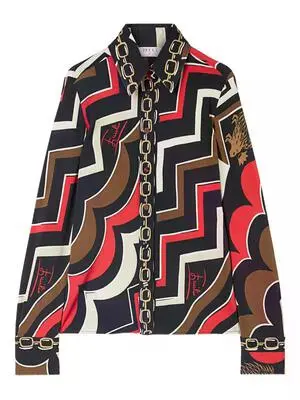 Emilio Pucci Istrice-print Shirt - Black