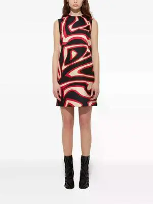 Emilio Pucci Labirinto-print Sleeveless Mini Dress