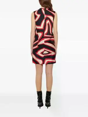 Emilio Pucci Labirinto-print Sleeveless Mini Dress