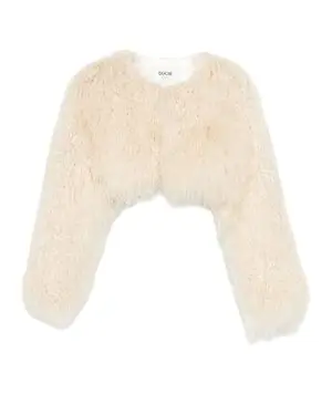 DUCIE Shearling Jacket - Neutrals