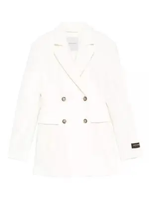 ERMANNO FIRENZE Double-breasted Blazer - White