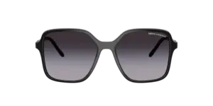 Armani Exchange Butterfly Sunglasses - Shiny Black