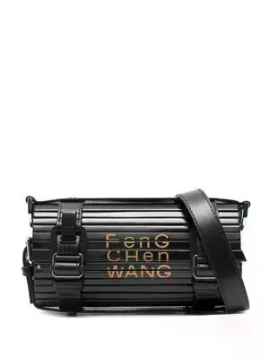 FENG CHEN WANG Cylindrical Bamboo Shoulder Bag - Black
