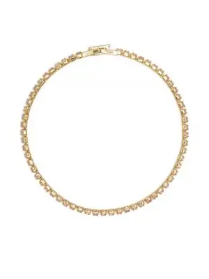 RYENN'S EYES Rose Quartz Tennis Bracelet - Gold