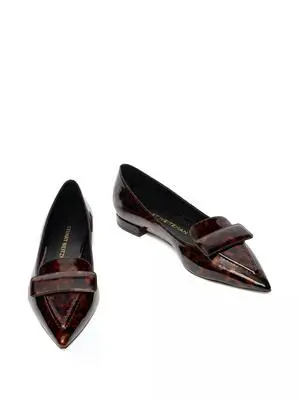 STUART WEITZMAN Sovinnie Flat Pumps - Brown