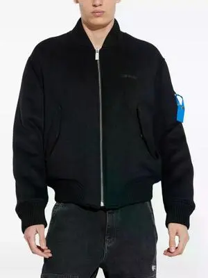 Off-White Logo Bomber Jacket