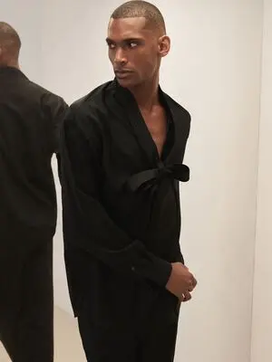 REISS Forte | Royal Ballet Tie-neck Shirt