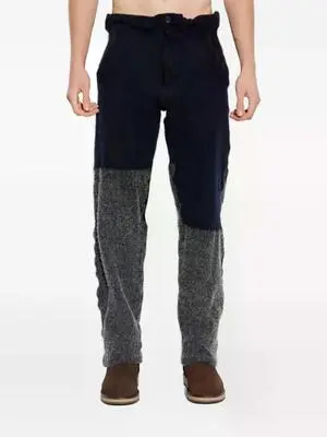 Comme Des Garçons Two-tone Trousers