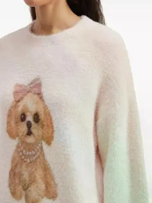 B+AB Dog Graphic Sweater