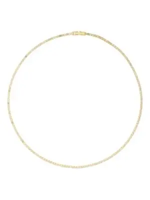 RYENN'S EYES Aventurine Tennis Necklace - Gold