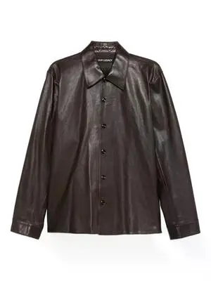Our Legacy Leather Overshirt