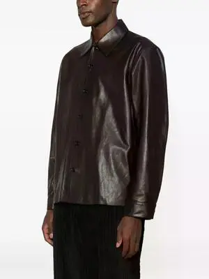 Our Legacy Leather Overshirt