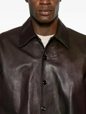 Our Legacy Leather Overshirt