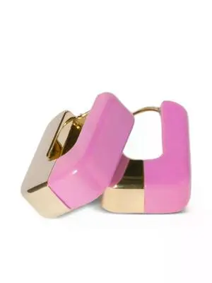 Miu Miu Enamelled Earrings - Pink