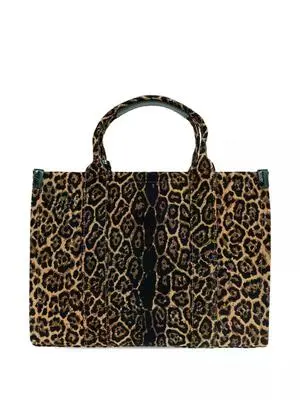 Kurt Geiger Southbank Leopard-print Tote Bag