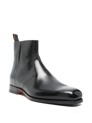 Santoni Leather Boots