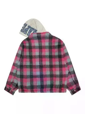 AAPE BY *A BATHING APE® Checked Zip-up Jacket