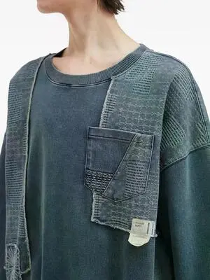 MUSIUM DIV. Patchwork Pocket Sweatshirt