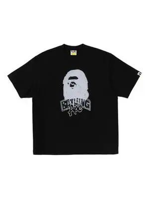 A BATHING APE Graphic T-shirt - Black