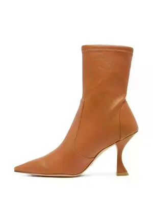 STUART WEITZMAN 85mm Xcurve Stretch Sock Ankle Boots