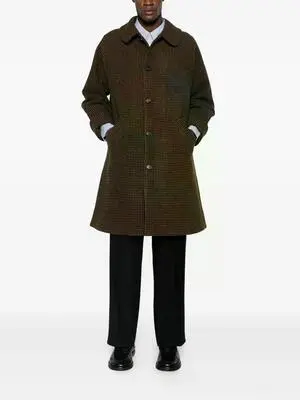 BODE Hedgerow Buttoned Coat - Green