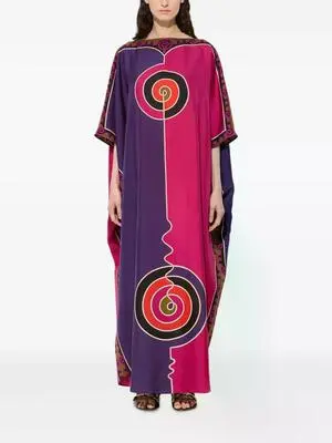 Emilio Pucci Astro-print Maxi Dress