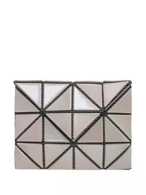 Issey Miyake Geometric Panel Wallet - Neutrals