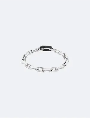 Calvin Klein Sculpted Link Chain Bracelet - Silver