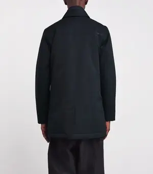 NN.07 Blake Technical Twill Coat - Navy