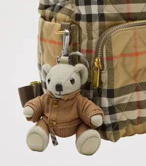 Burberry Check Quilted Nylon Backpack - Beige