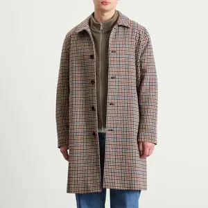WAX LONDON Stan Houndstooth Check Coat