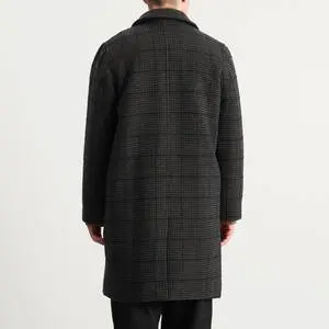 WAX LONDON Stan Puppytooth Check Coat - Navy/grey