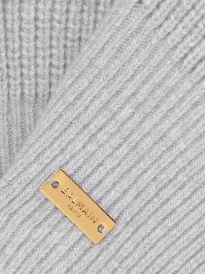 Balmain Ribbed Wool Turtleneck Sweater
