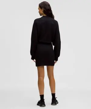 Lululemon Scuba Long-sleeve Dress - Black