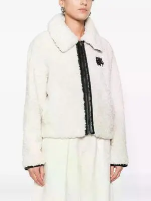 Dkny Logo-patch Zip-up Jacket