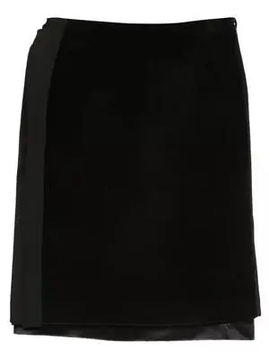 JIL SANDER Layered Straight Skirt