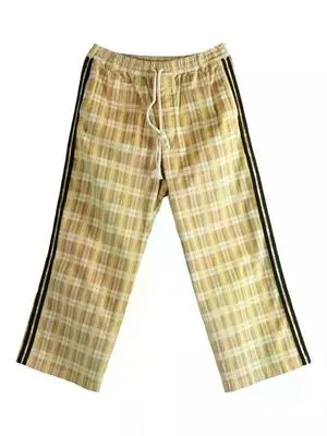 Adidas Plaid Trousers - Neutrals